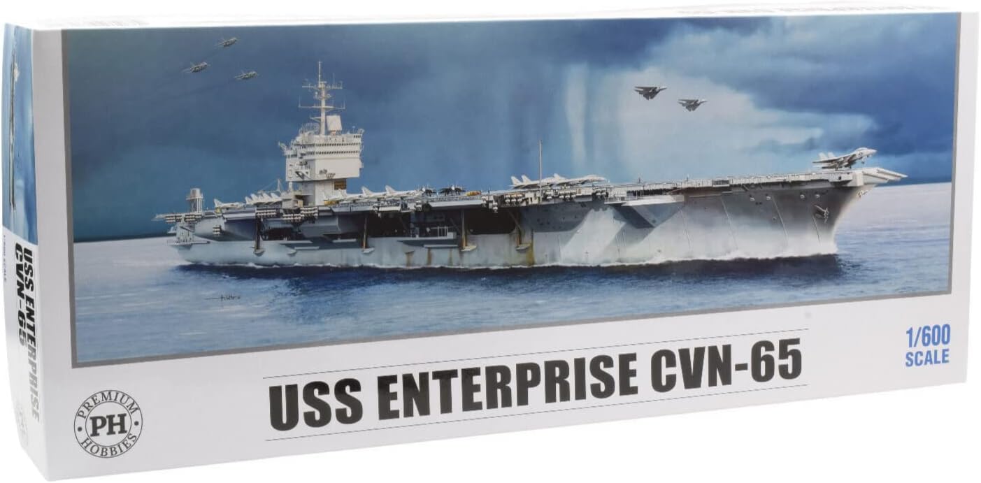 Amazon.com: Revell 05824 USS Enterprise CV-6 1:1200 Scale Unbuilt ...