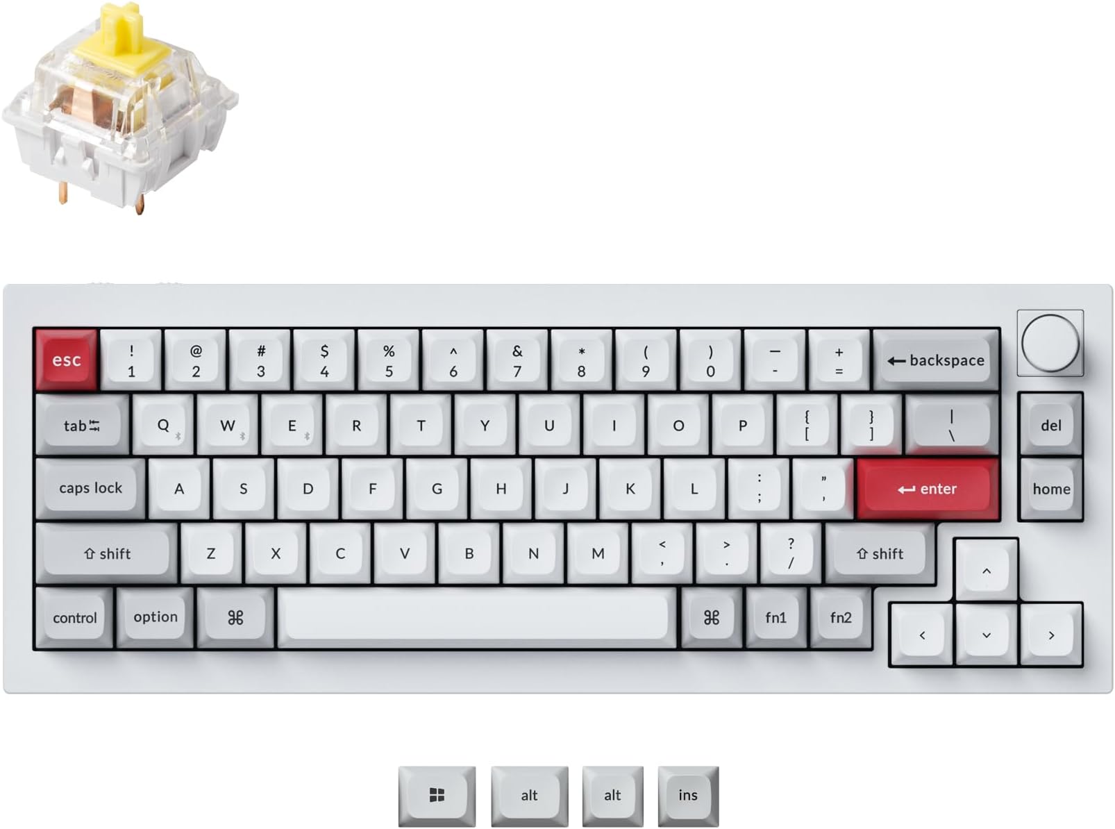 Amazon.com: Keychron Q6 Pro Full-Size Bluetooth Custom Mechanical ...