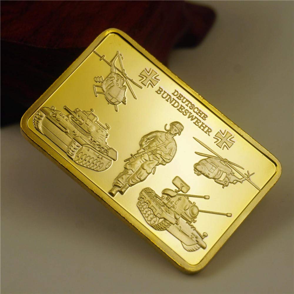 Ypzmygq German Gold Bar Deutsch Federal Defence Bundeswehr Soldier Gold ...