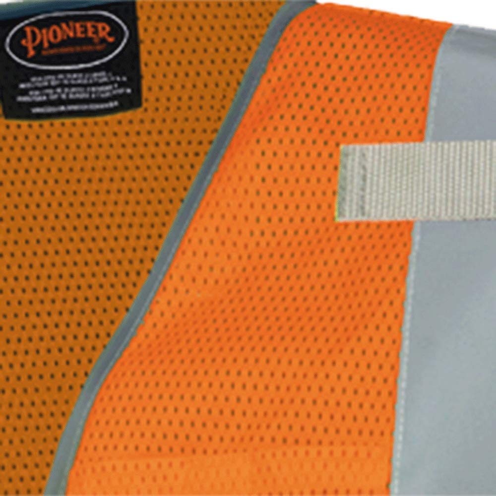 Snapklik.com : Pioneer Safety Vest For Men Hi Vis Reflective Mesh Neon