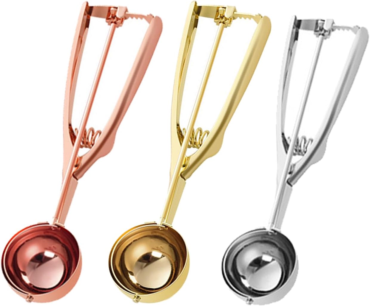 Amazon.com: ZYHUI Ice Cream Scoop Stainless Steel Cookie Scoops for ...