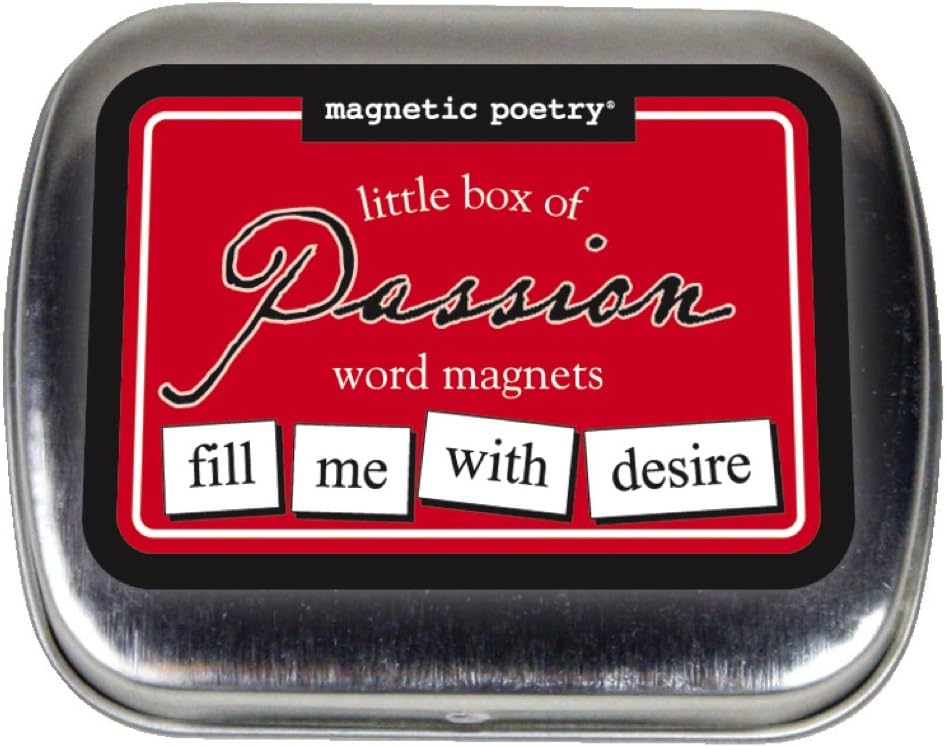 Magnetic Poetry MP3703 Little Box of Word Magnets: Passion Learning ...
