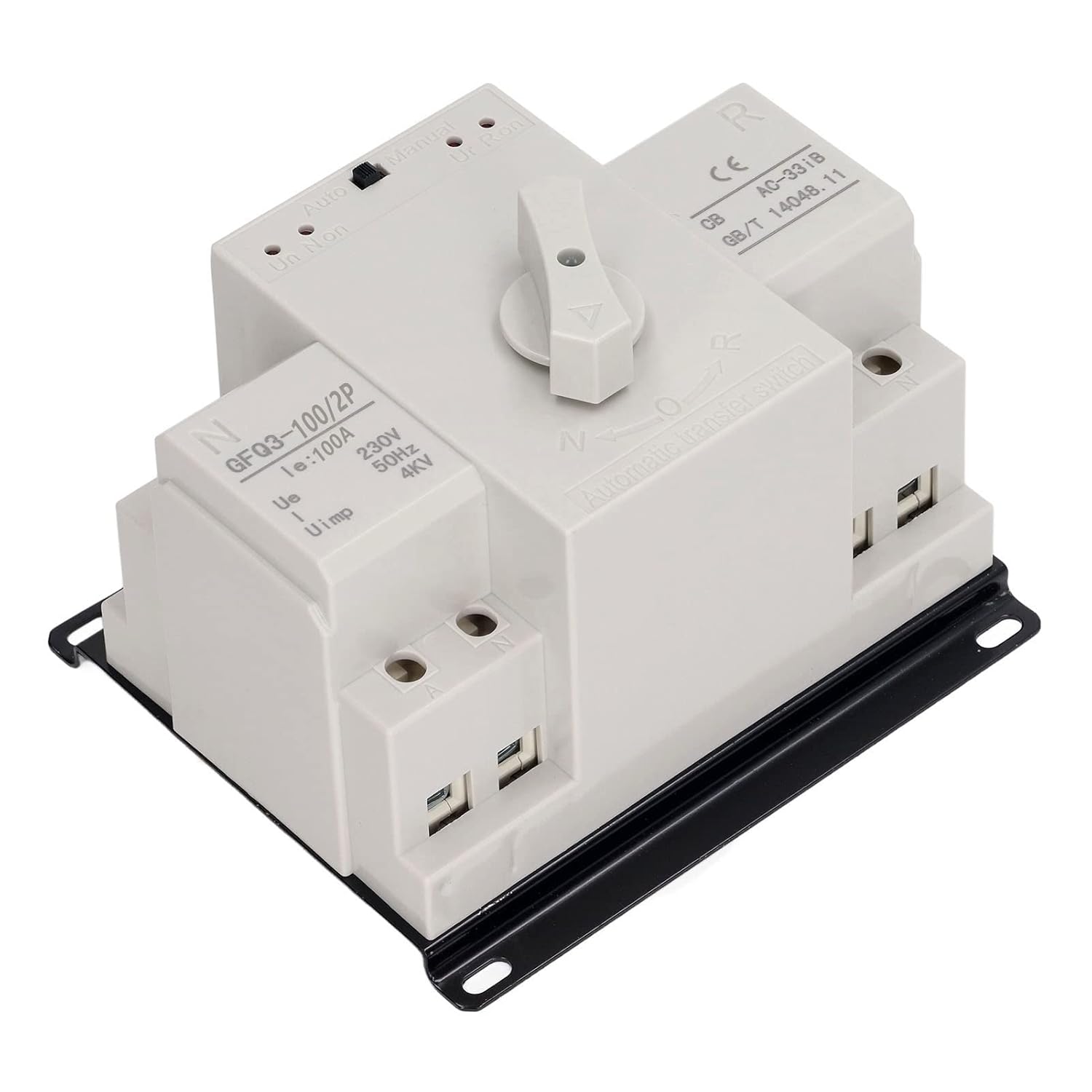 Dual Power Automatic Transfer Switch, Automatic Changeover Switch 125A ...