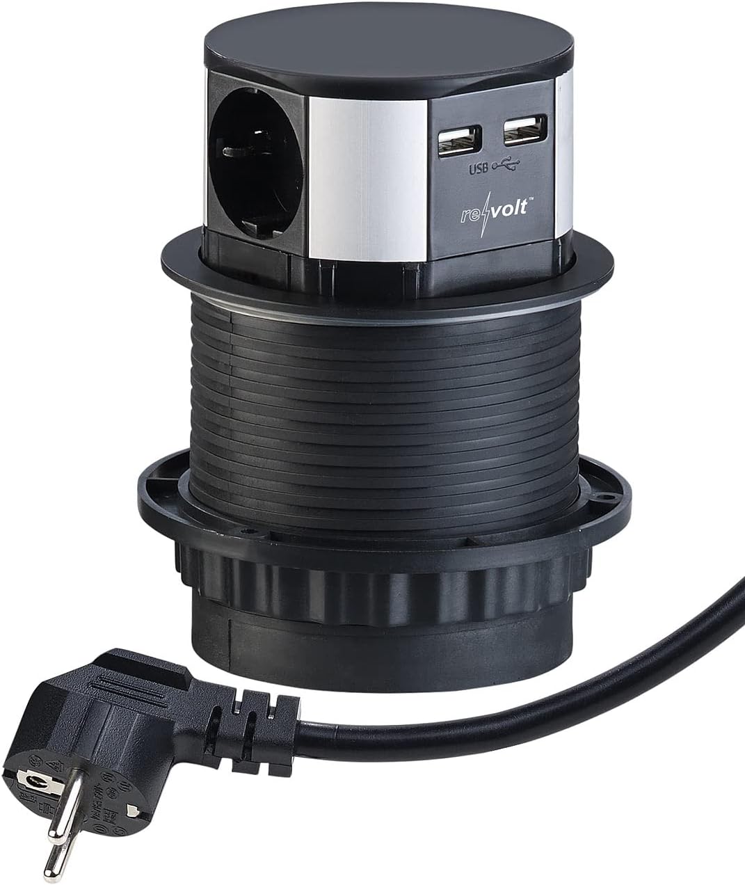 Amazon.com: revolt Desk Socket: Retractable Built-in Table Socket, 3 ...