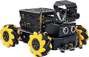 Amazon.com: Yahboom Raspberry Pi 5 AI Vision ROS2 Robot, 360 Moving ...