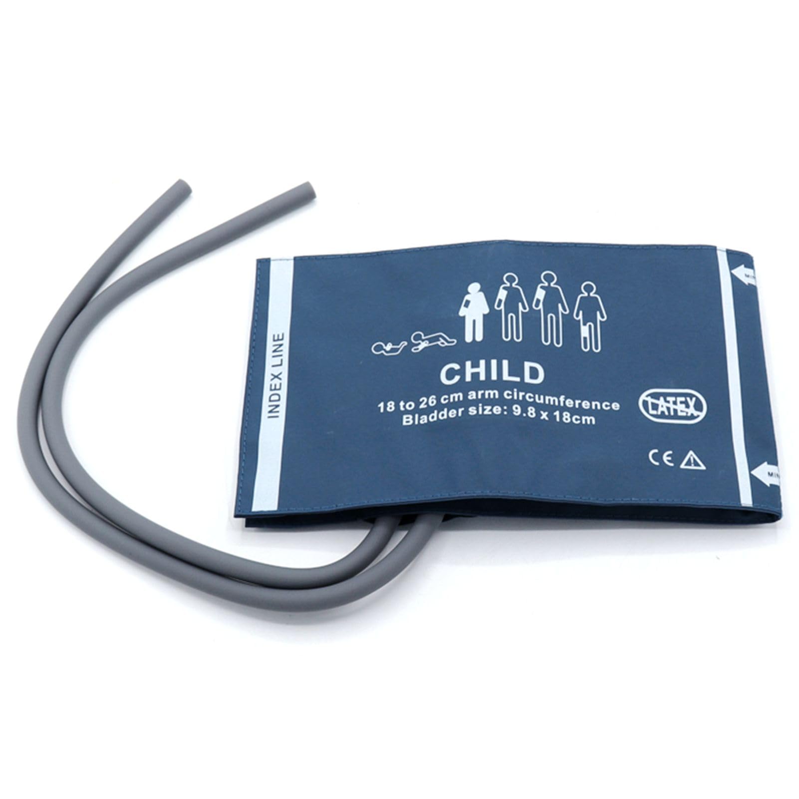 skmeditec Blood Pressure PU Cuff with Dual Tubes for Child 18-26 cm ...