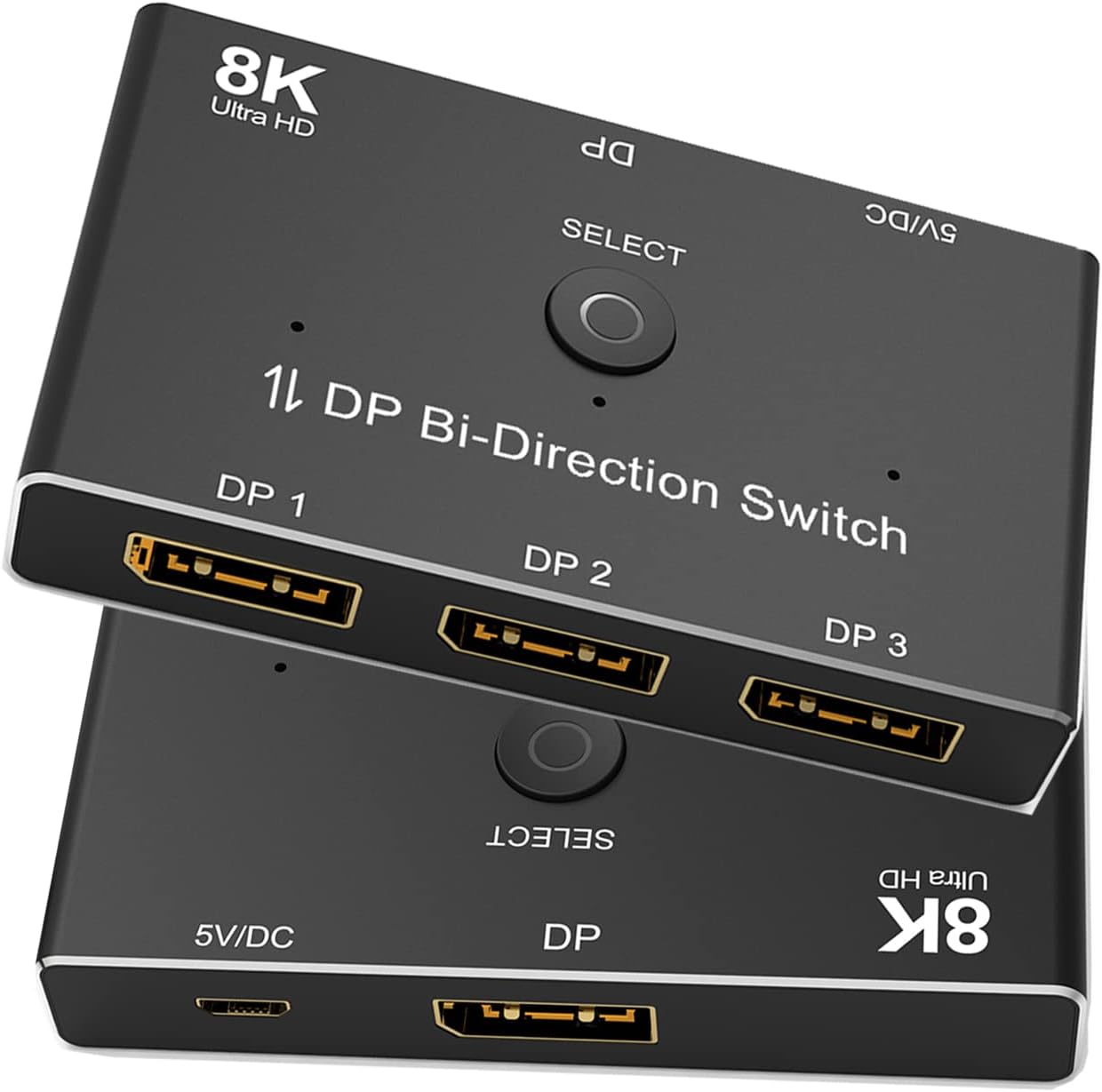 Amazon.com: DisplayPort Switch 8K60Hz Display Port 1.4 switcher Box DP ...