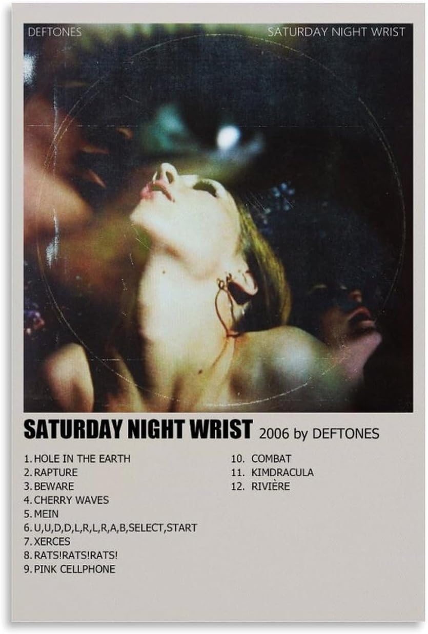 Amazon.com: NuBagg Deftones Saturday Night Wrist Album Cover Poster ...