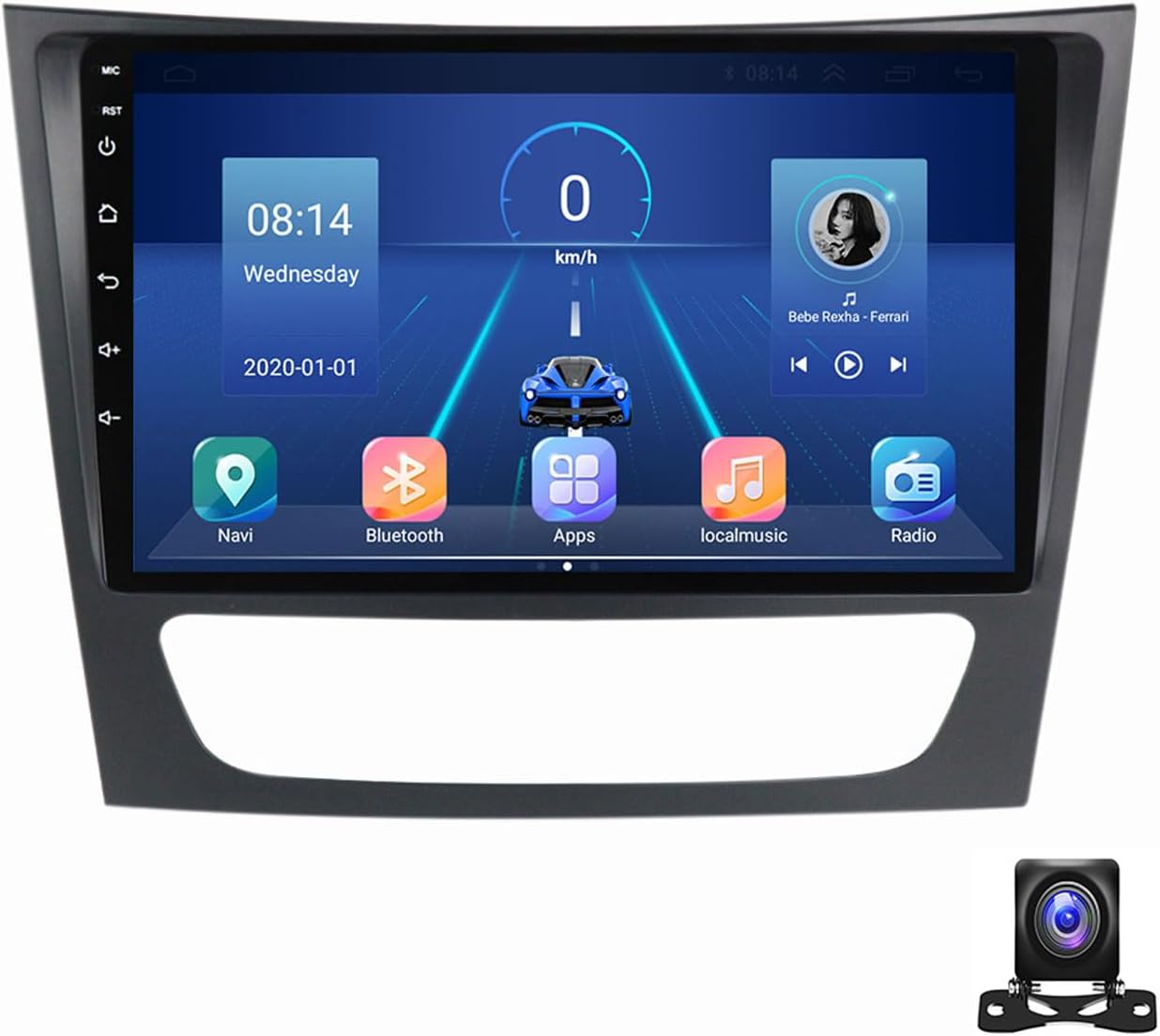 Amazon.com: Car Audio Stereo System 9 Inch Double Din Radio Touchscreen ...