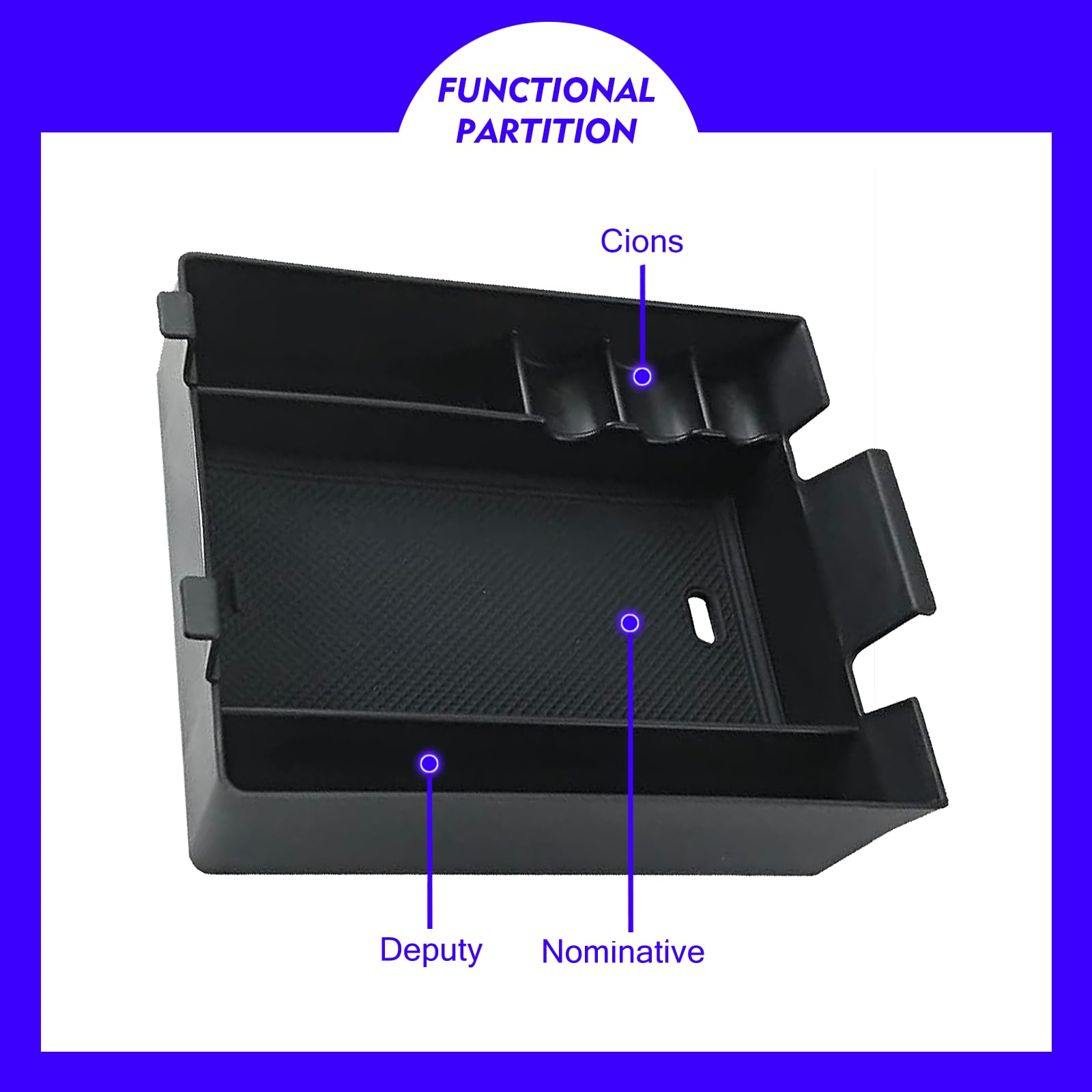Snapklik.com : 2024 Rivian R1T Console Organizer Tray For 2024 2023 ...