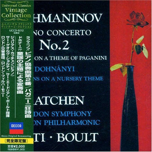 Rachmaninov: Piano Concerto No. 2, Rhapsody On A Theme Of Paganini ...