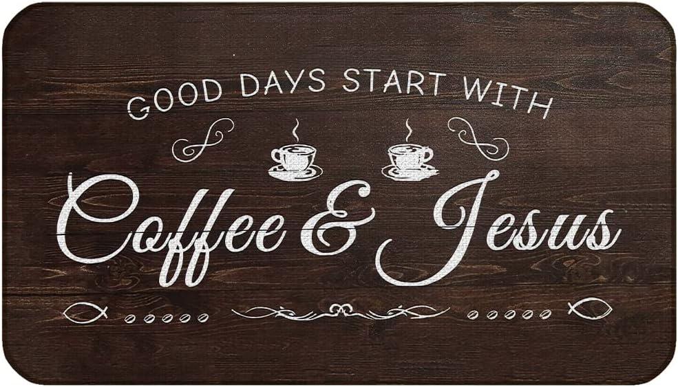 Amazon.com: ZJSYXXU Coffee Door Mat - Indoor/Outdoor Coffee Kitchen Rug ...