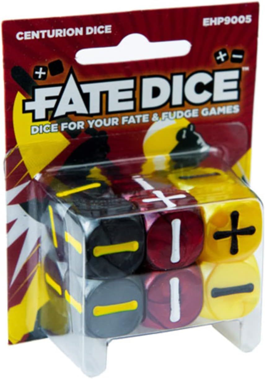 Amazon.com: Evil Hat Productions Fate Core Dice: Centurion Dice : Toys & Games
