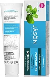 Jason Powersmile Whitening Fluoride-Free Toothpaste, Powerful ...