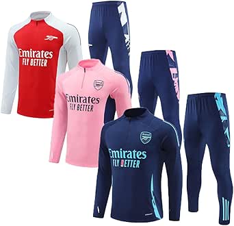 Amazon.co.jp: [HEMEY] 24-25 アーセナル サッカー トレーニングウェア 長袖サッカーユニフォーム コート スポーツ ...