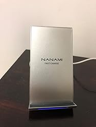 Fast Wireless Charger, NANAMI 10W Qi Wireless Charging Stand for iPhone 15 14 13 12 Mini 11 Pro ...