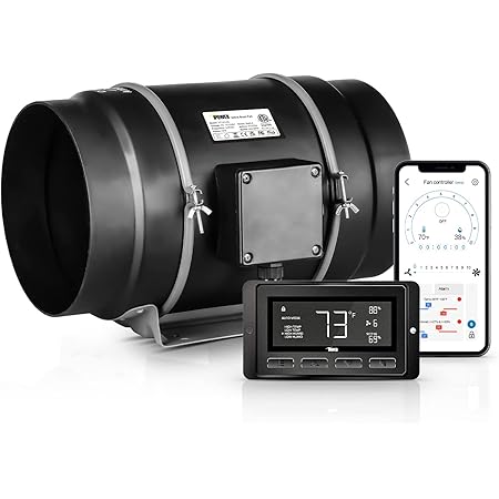 Amazon.com: AC Infinity CLOUDLINE T8, Quiet 8” Inline Duct Fan with ...