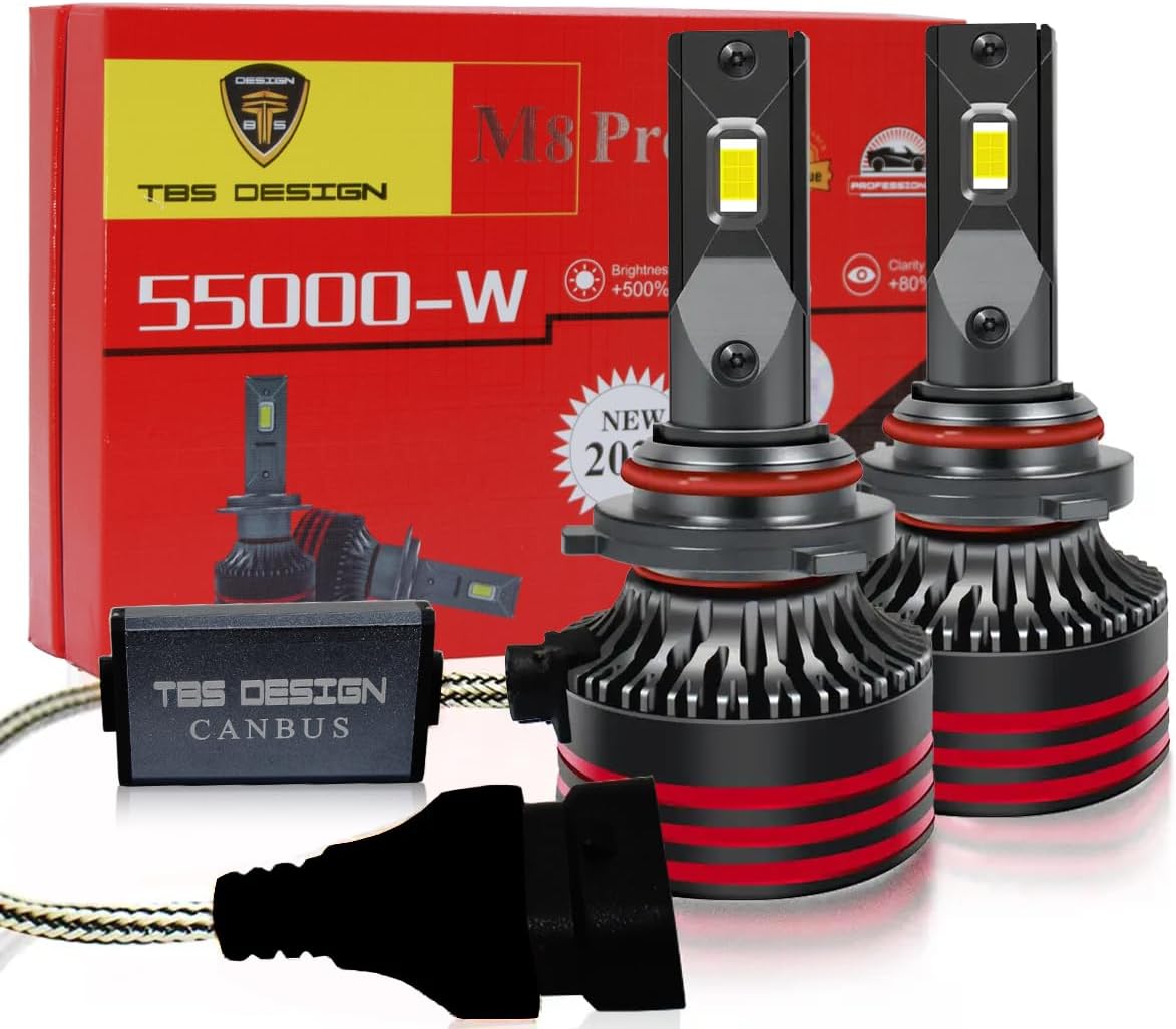 Toby's TBS DESIGN M8 PRO 9005/HB3 LED Headlight Bulbs, 110W 11000LM 500 ...