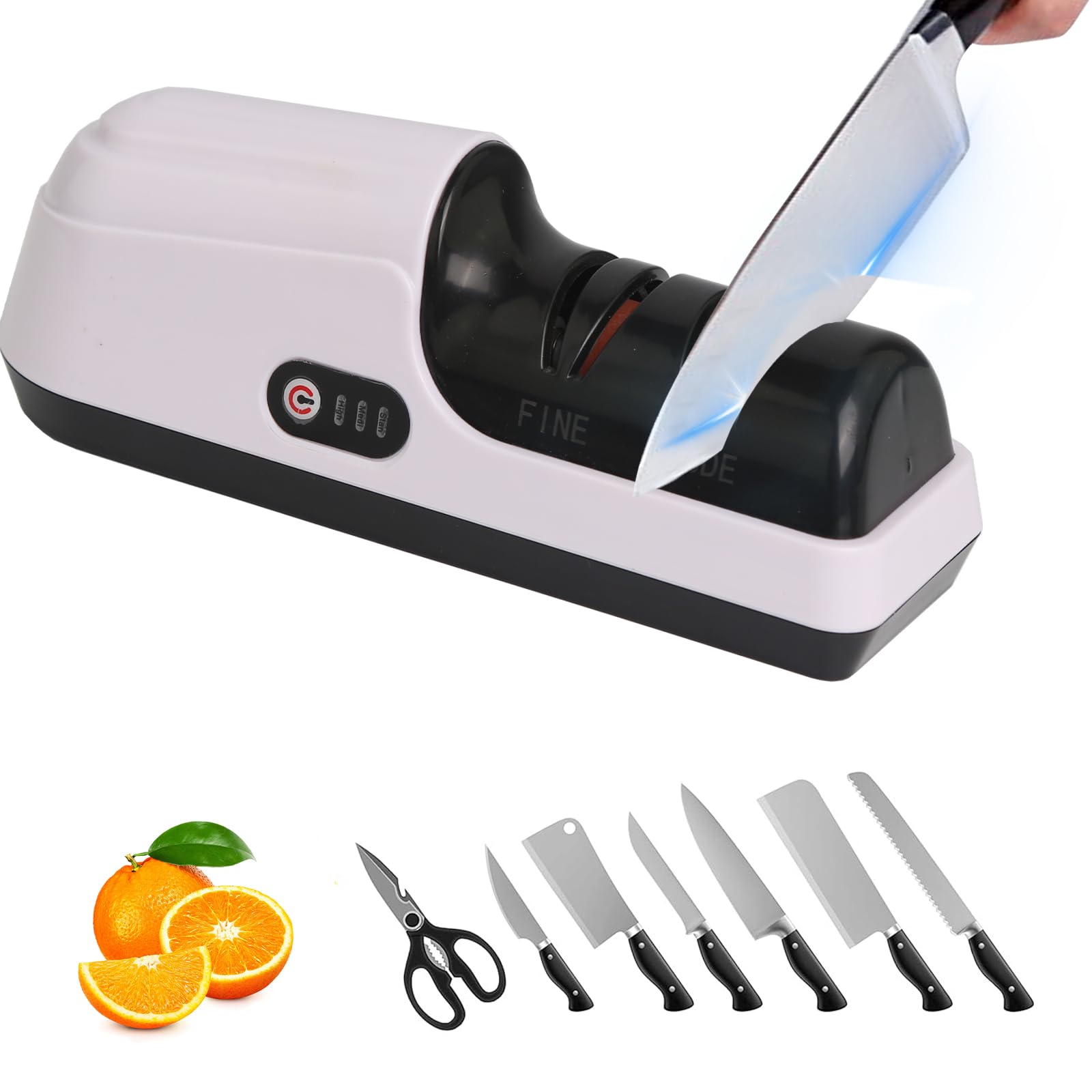Rechargeable Electric Knife Sharpener,Knife Sharpener, Professional ...