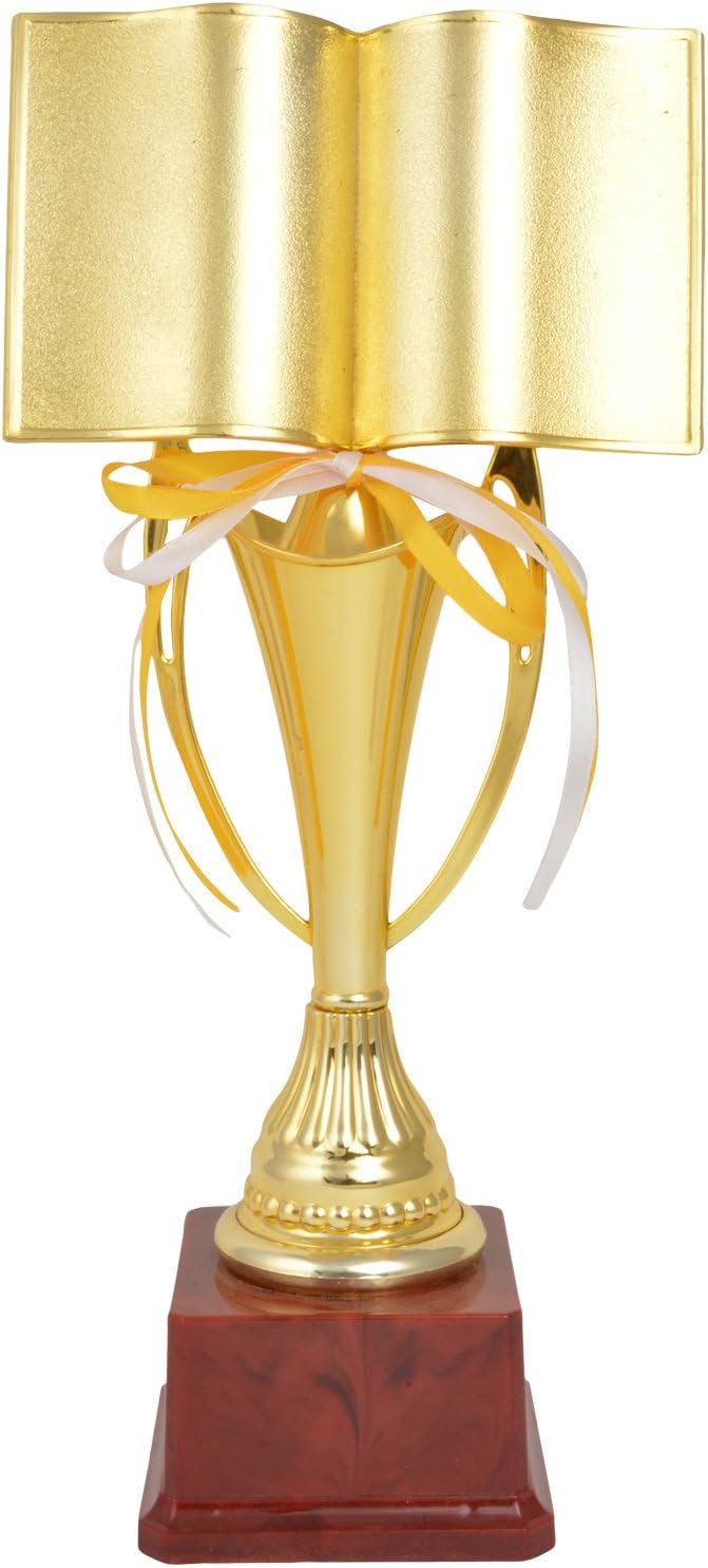 A.V.MEMENTOS Fiber Metallic-Fiber Trophy Cup (Gold with Red Stripe ...