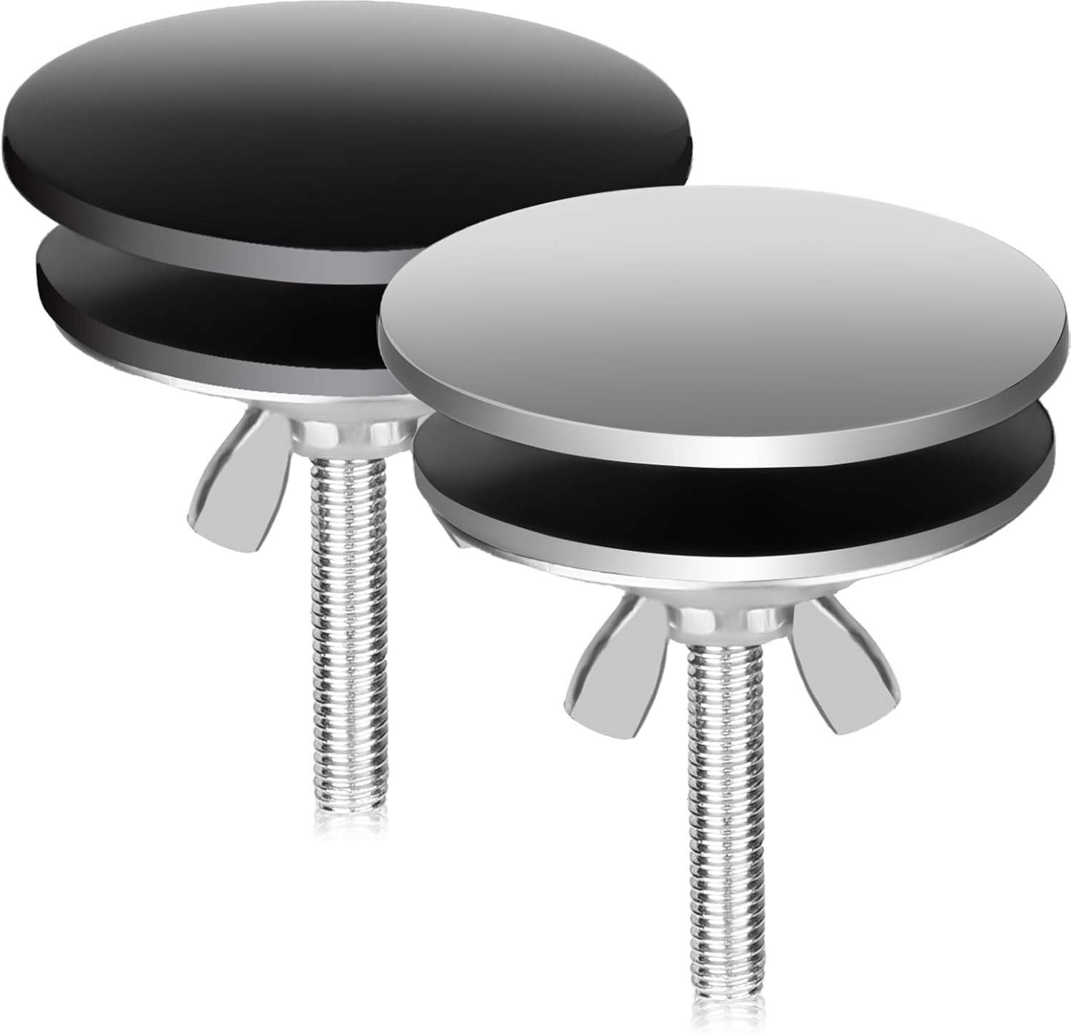 simarro 2Pcs 2 Inch Sink Hole Covers, Stainless Steel Kitchen Washbasin ...