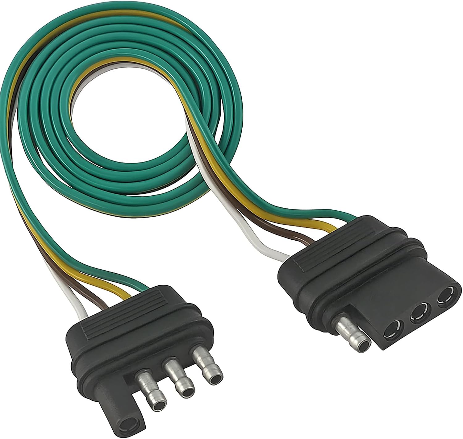 Amazon.com: Mockito Trailer Wire Extension 4-Way Flat Trailer End ...