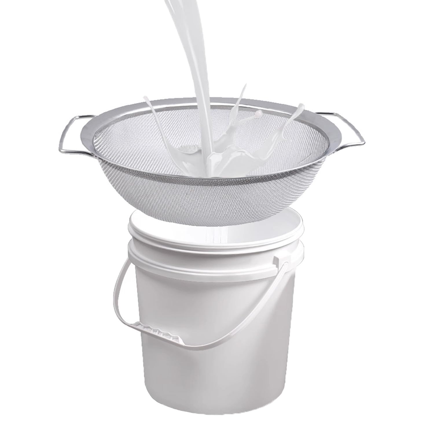 Snapklik.com : Fine Mesh Paint Strainer, 60 Mesh Stainless Steel Paint ...