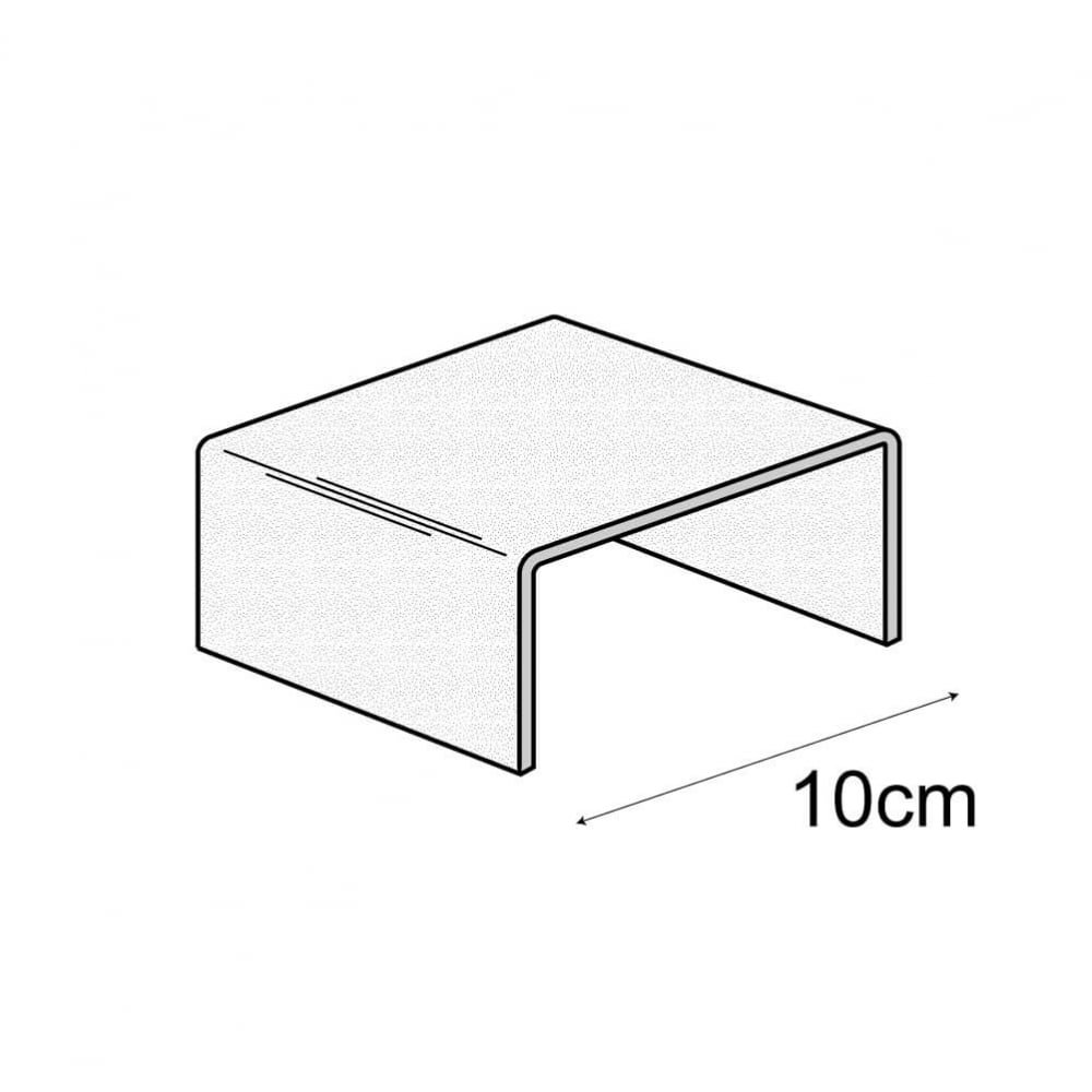 Buy 3D Displays 5cm Clear Acrylic 3 Sided Riser/Lift / Display Stand ...