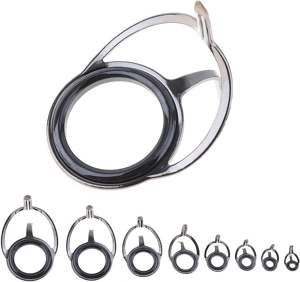Amazon.com : OriGlam 8pcs Fishing Rod Guide Repair Kit, Spinning Rod ...