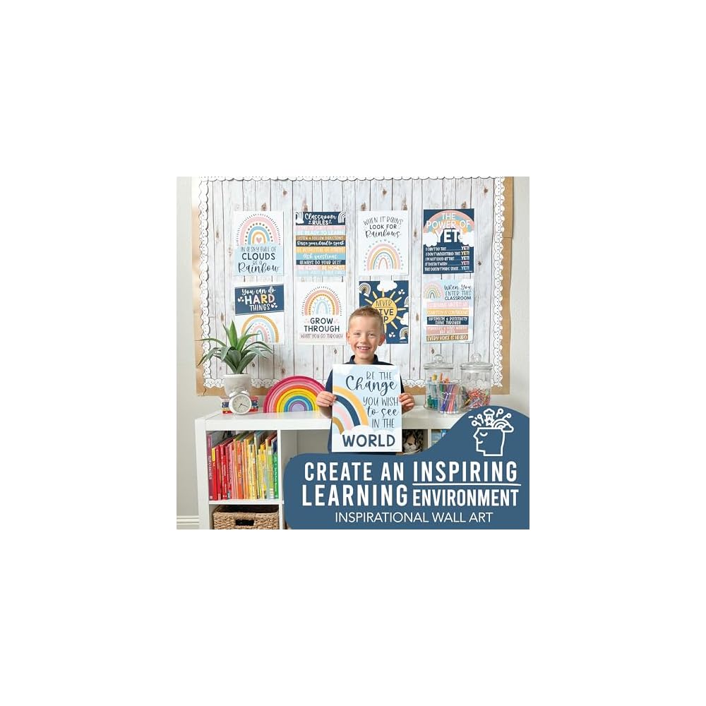 Boho Rainbow Classroom Decor: Welcome Signs, Philippines | Ubuy