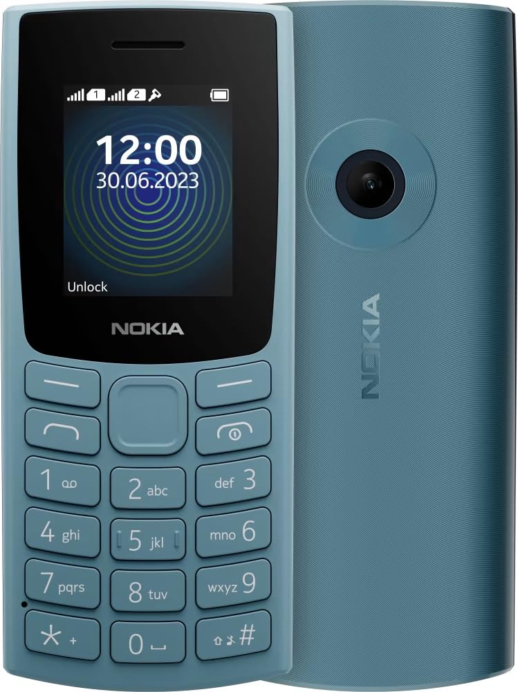 Nokia 110 TA-1567 Dual SIM, Feature Phone, 1.8 Inches - Blue: Buy ...