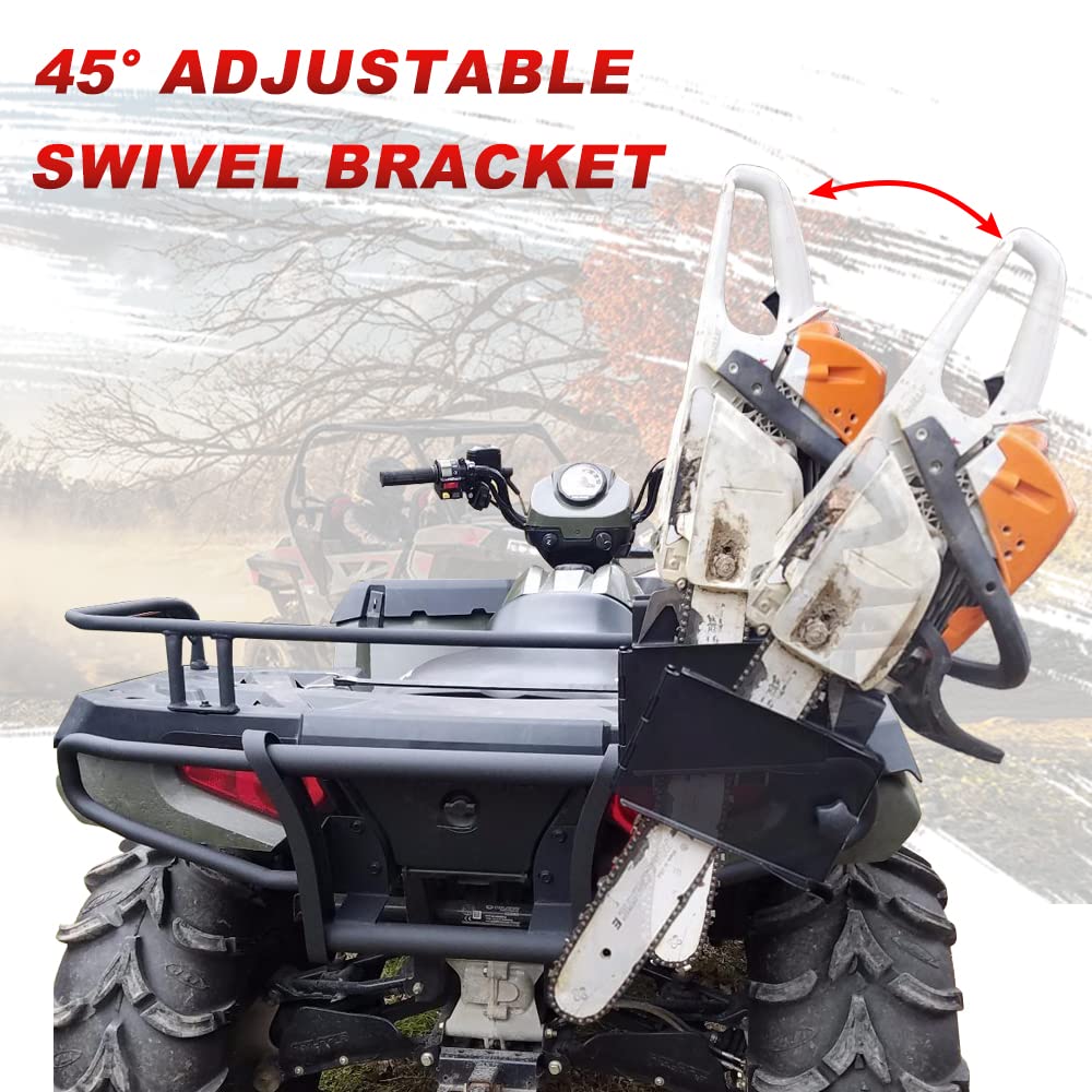 Snapklik.com : ELITEWILL Adjustable ATV Chainsaw Mount Bracket ...