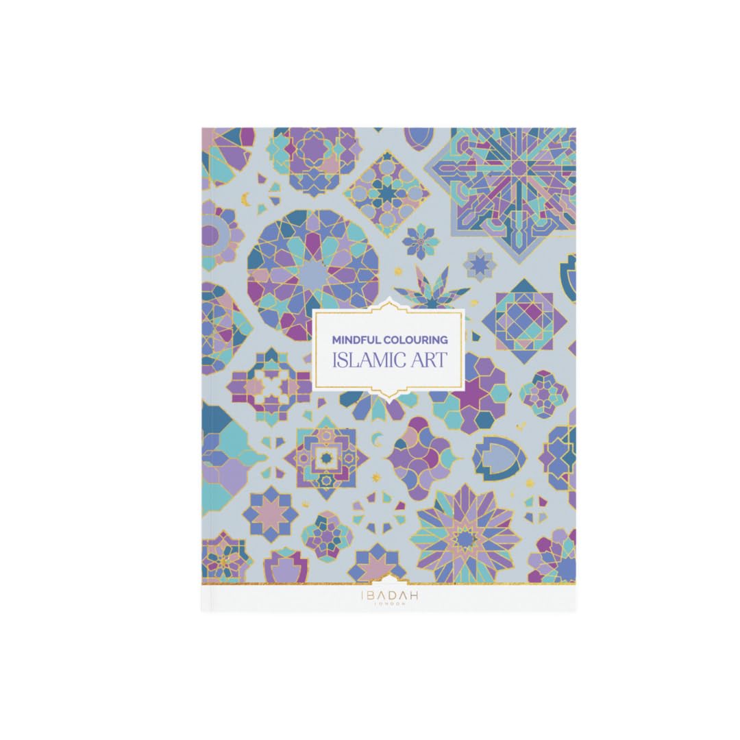 Mindful Colouring Book - Islamic Art Edition, Muslim, Calligraphy ...