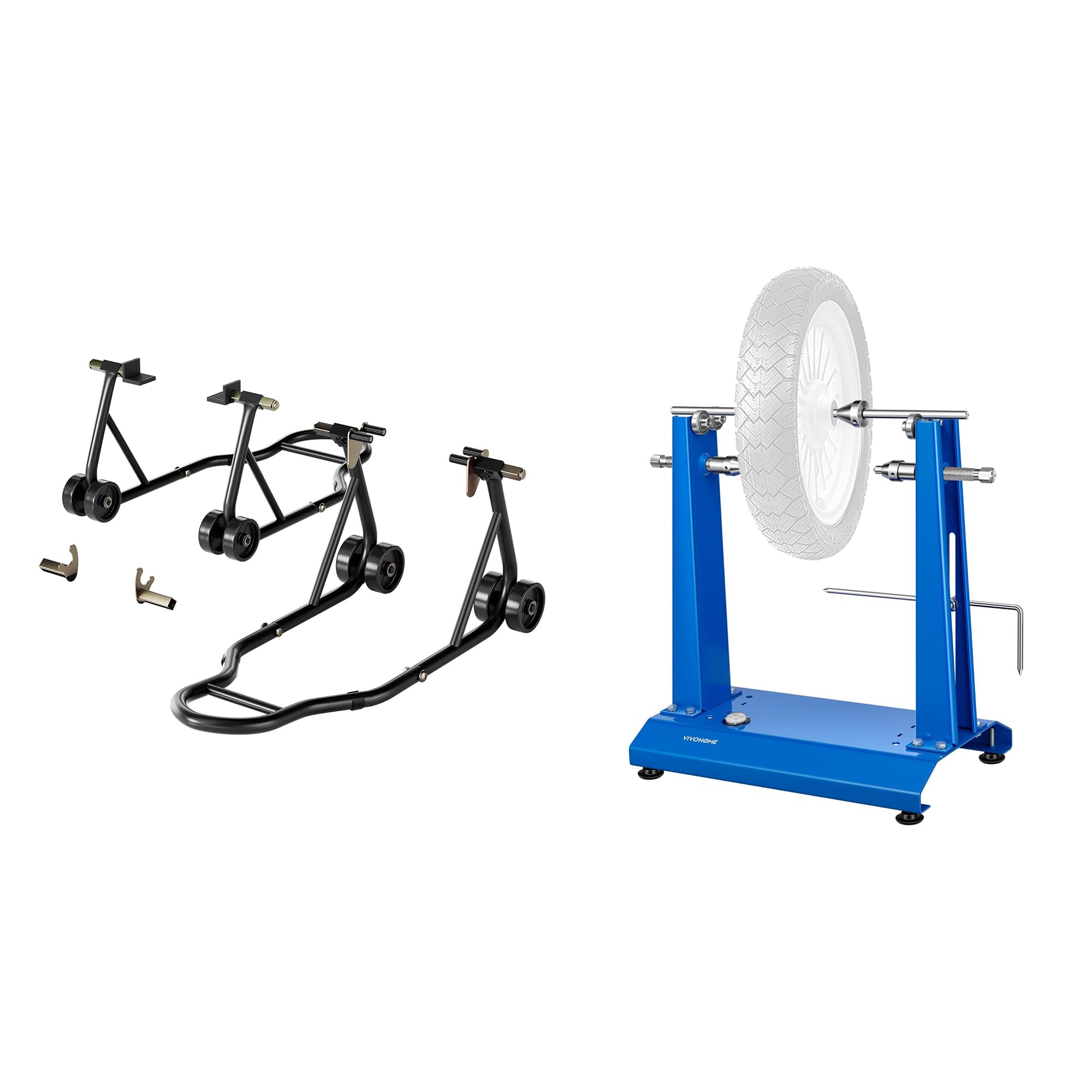 Amazon.com: VIVOHOME 882 Lbs Capacity Front Rear Wheels Lift Combo with ...