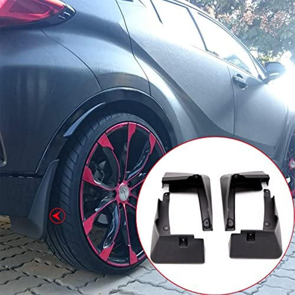 Amazon.fr : HIGH FLYING pour C-HR 2016-2021 Garde-Boue Noir - Garde ...