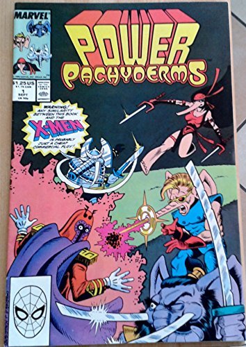 Marvel Power Pachyderms 1st Issue Sept 1989 ORIGINAL RARE US COMIC ...