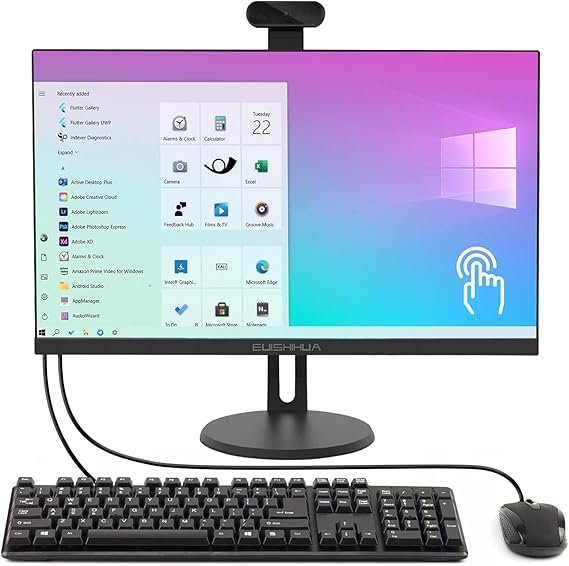 24" All-in-One Computers with Touch Screen, i7 Quad-Core Desktop ...
