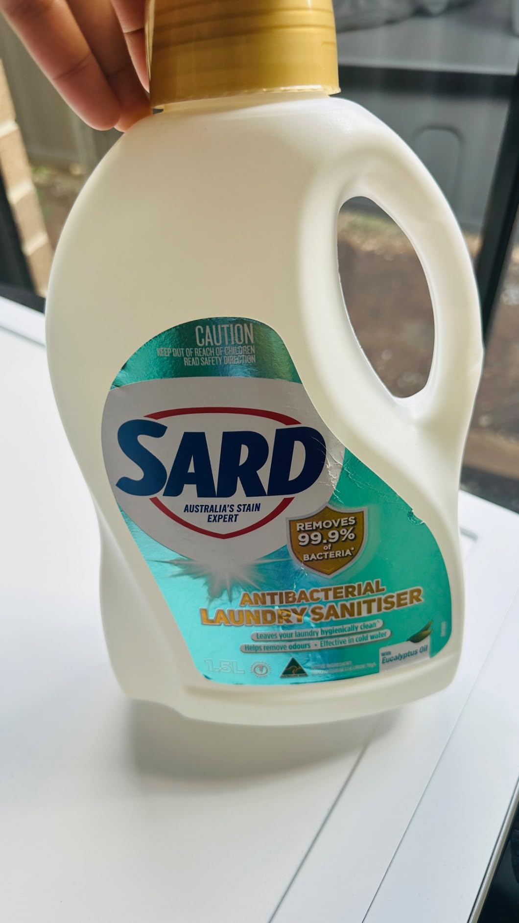 Sard Antibacterial Laundry Sanitiser, Eucalyptus 1.5 Liters : Amazon ...