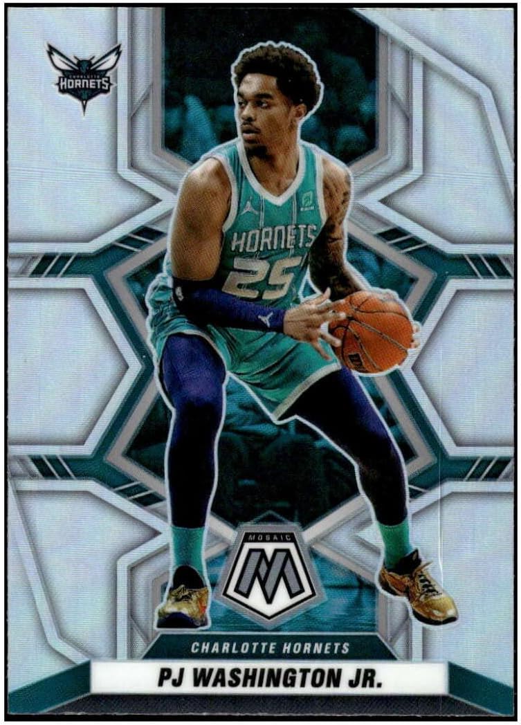 Amazon.com: PJ WASHINGTON JR. 2021-22 Panini Mosaic Silver #157 NM+-MT+ ...