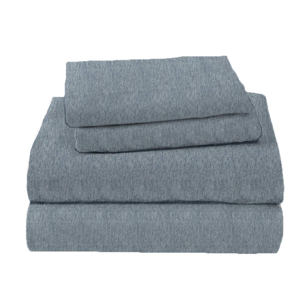 ROYALE LINENS Soft Tees Luxury Cotton Modal Jersey Knit Sheet Set ...