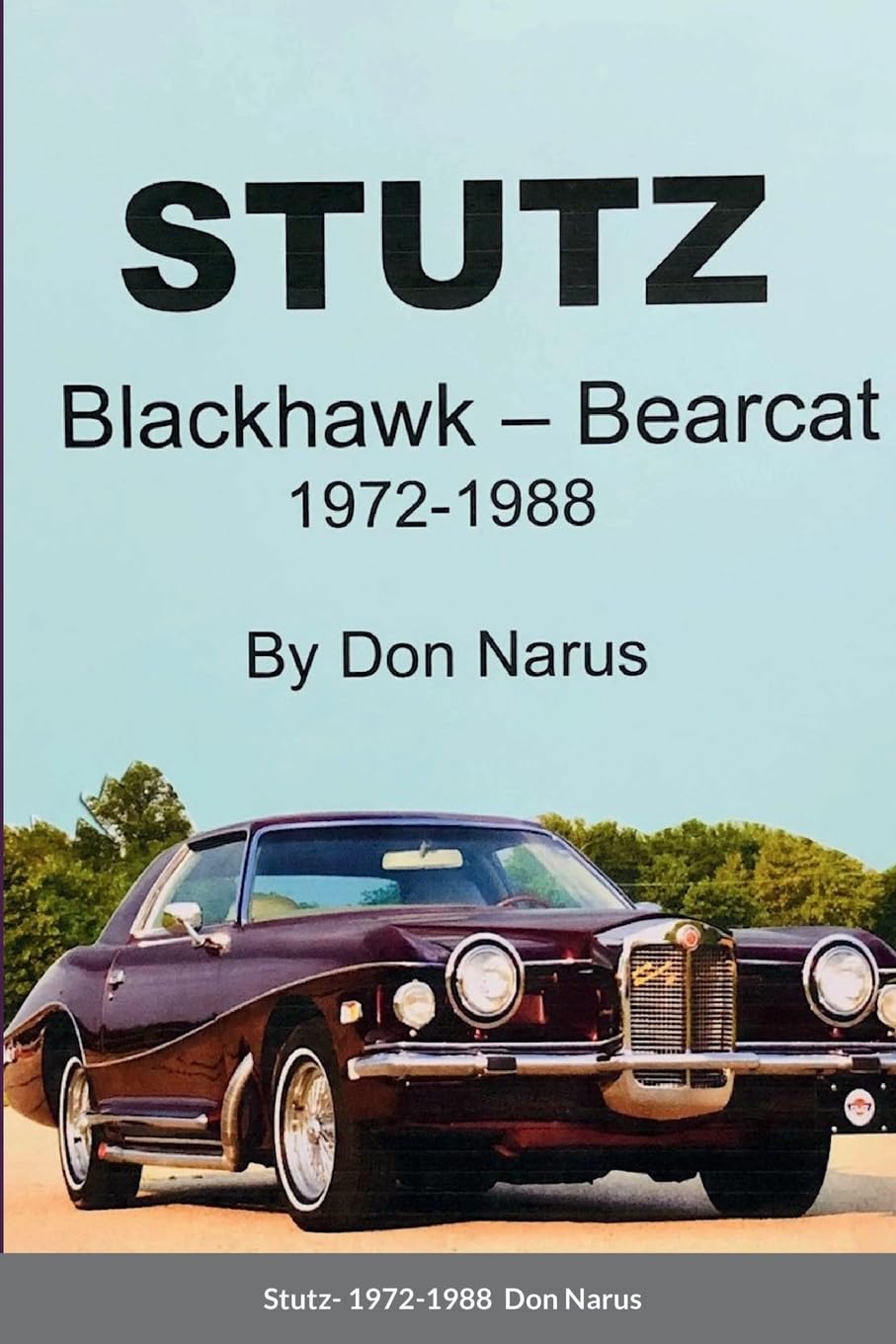 Stutz- Blackhawk and Bearcat 1972-1988: Narus, Don: 9781387867011 ...