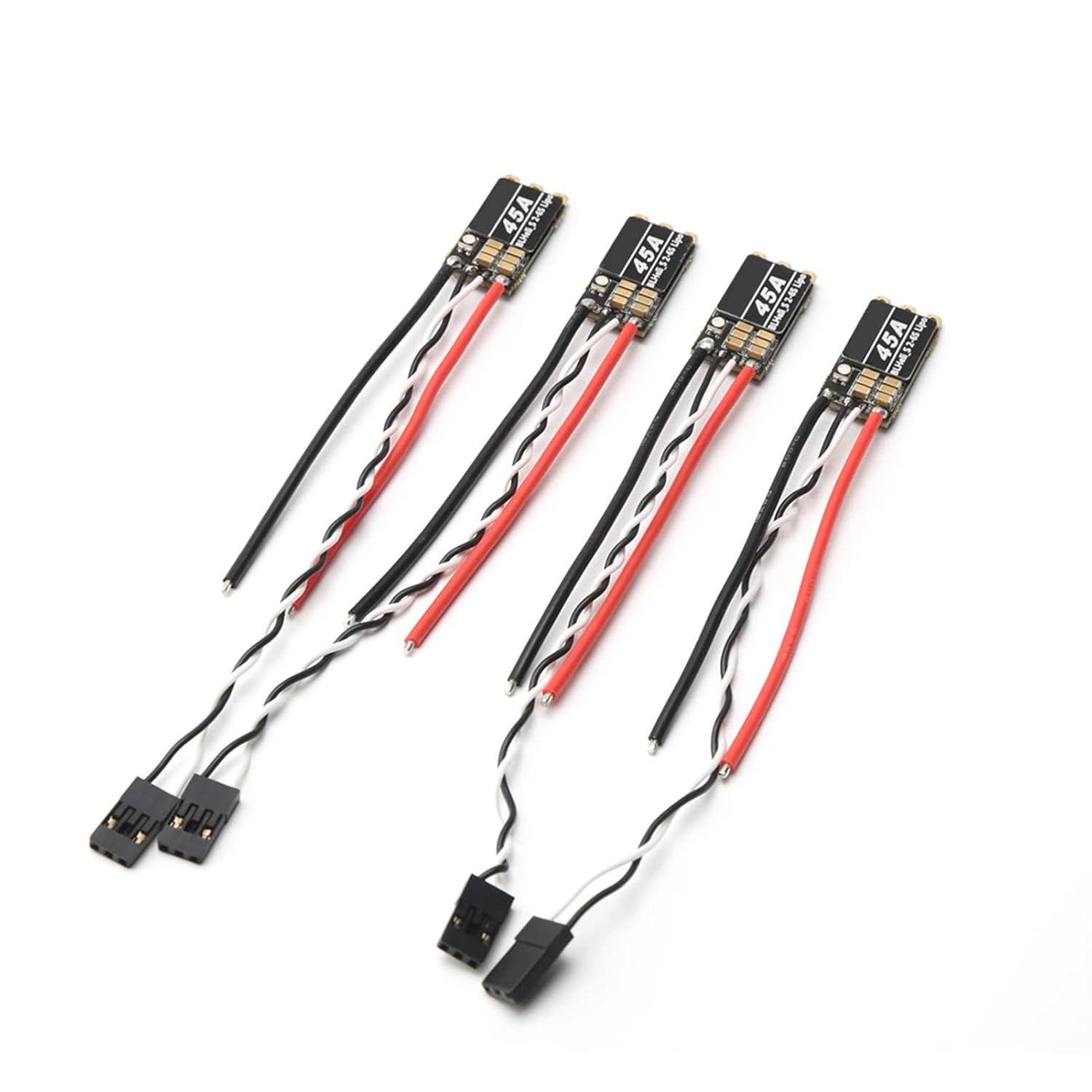 45A BLHeli_S ESC 2-6S Lipo Brus ESC 4pcs Electronic SED Controller ...