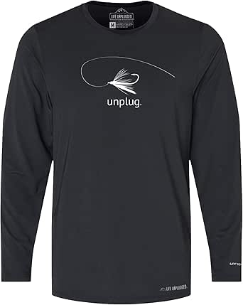 Amazon.com: Life Unplugged Fly Fishing Unplug Long Sleeve Shirt Mens ...