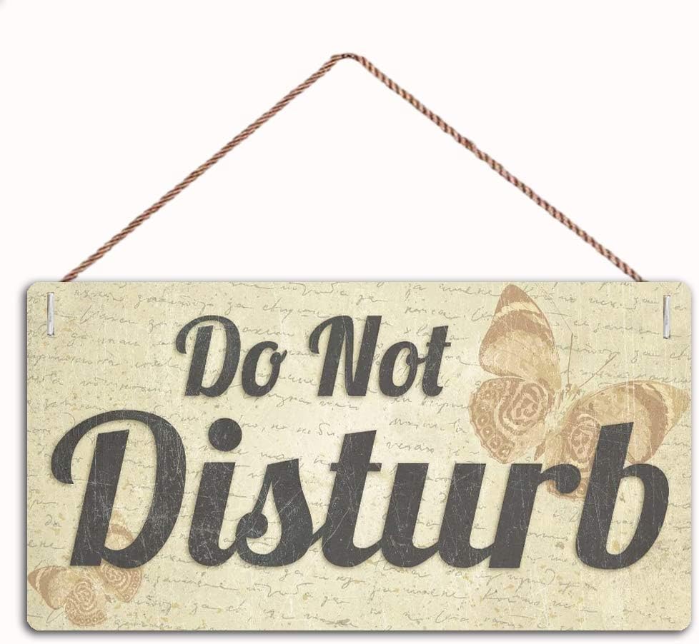 Amazon.com : Do Not Disturb Sign Hanging Decor 10 X 5 inch, Decorative ...