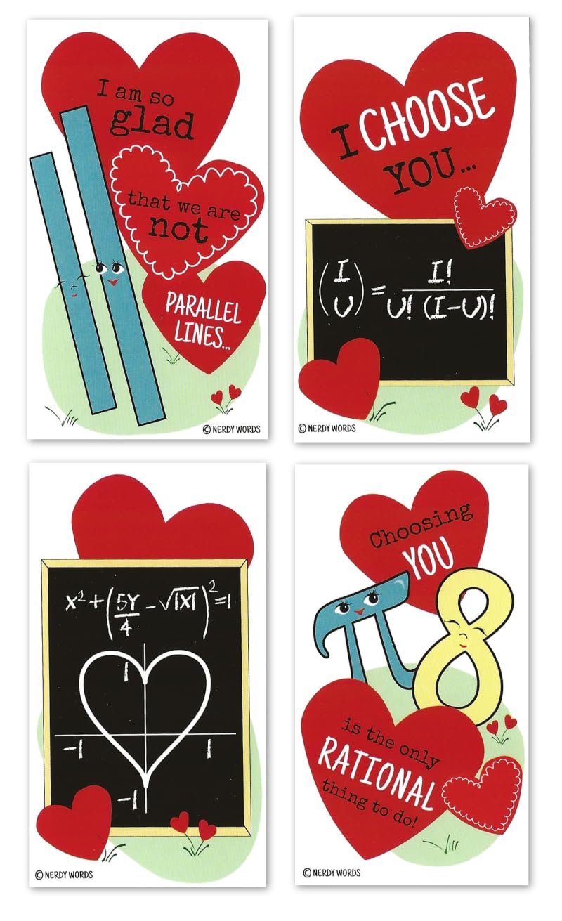Math Valentine Cards