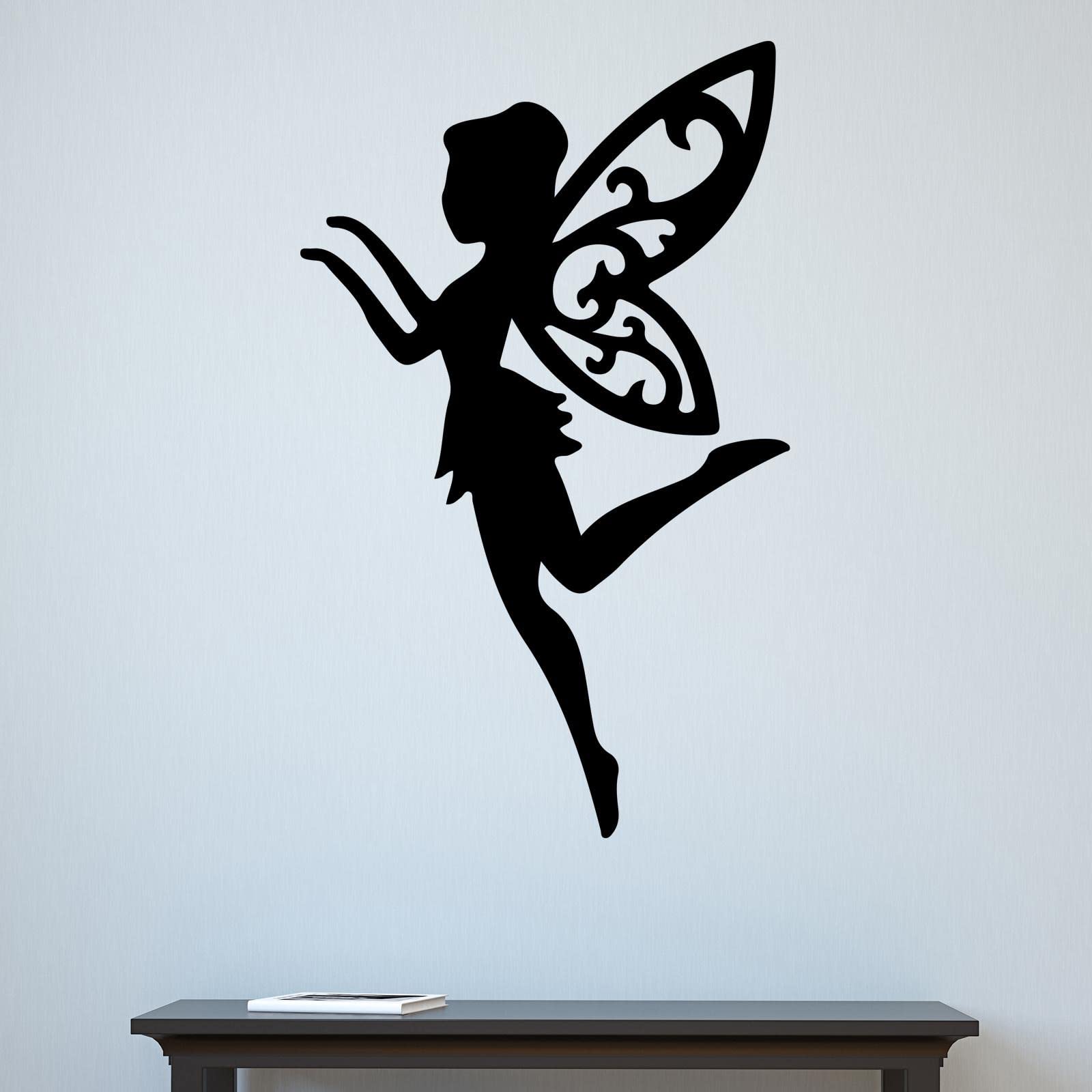 Simple Fairy Silhouette Fairy, Minimalist And Simple Silhouette