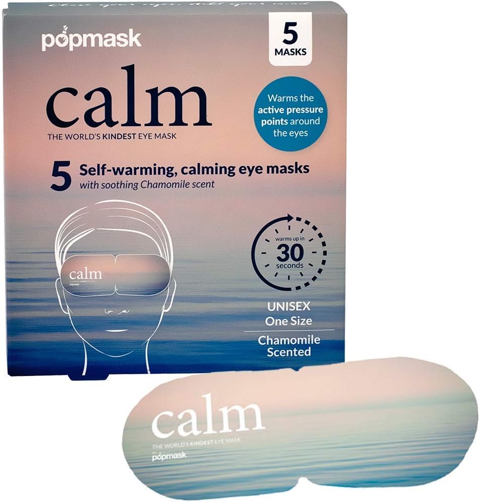Amazon.com: POPBAND Popmask Calm Self-Heating Eye Masks, Slightly ...