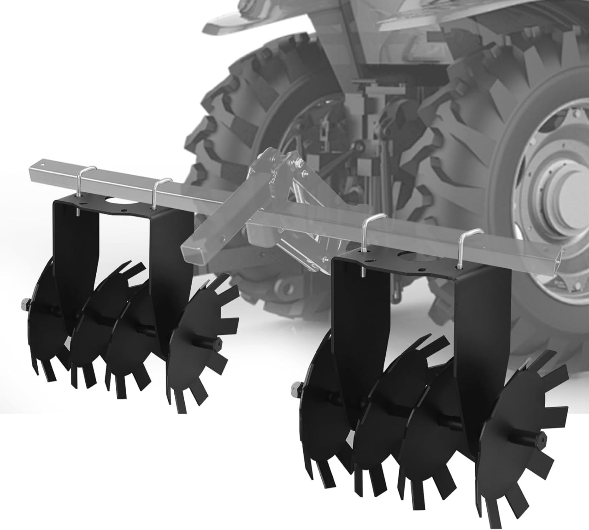 Amazon.com : Hasopy 2 Pack ATV Disc Plow Harrow for Improving Soil ...