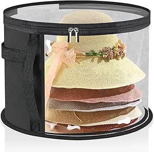 Amazon.com - Oversized Clear Hat Box Storage, 2025 New Foldable Large ...