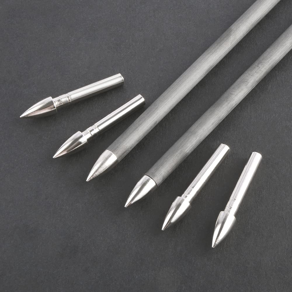 Aluminum Inserts For Arrows Yeseje Aluminum Arrow Inserts - .244 Shaft ...